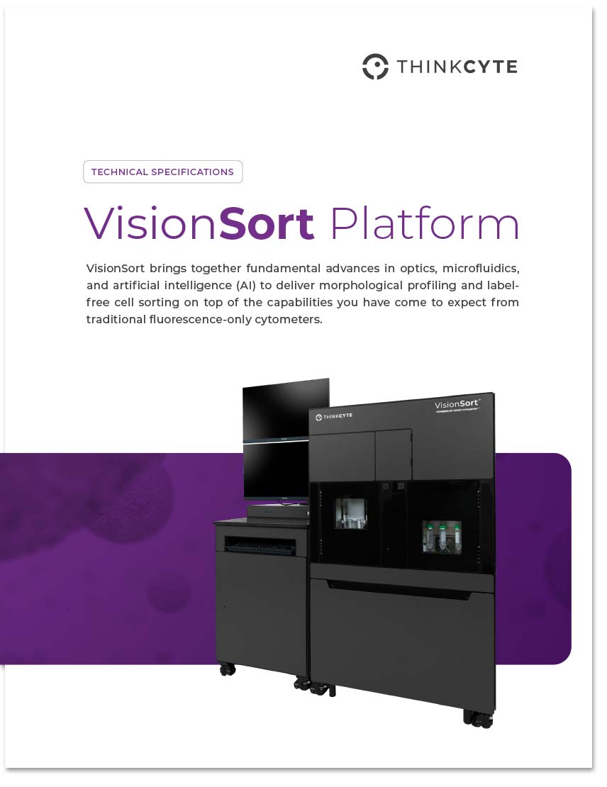 VisionSort Technical Specifications - ThinkCyte
